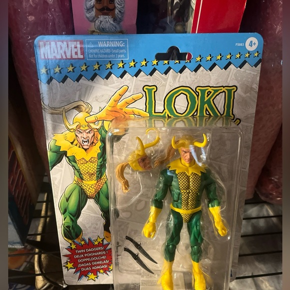 Hasbro | Other | Hasbro Marvel Legends Retro Series Loki 6 Inch Action ...